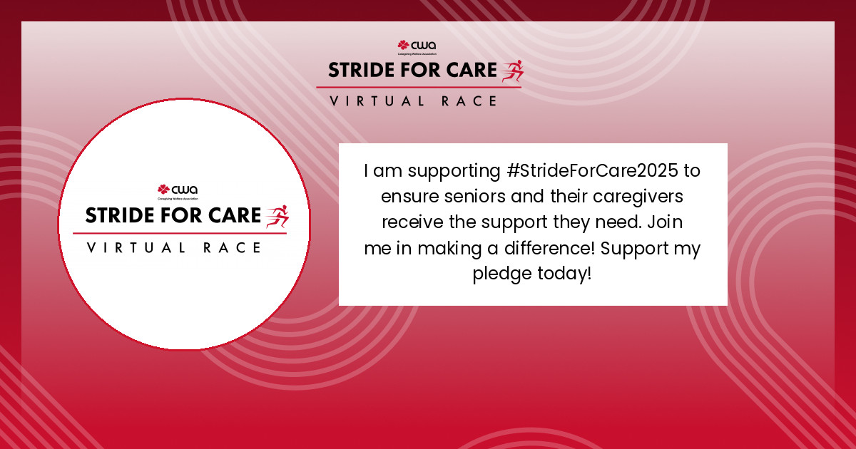 shree is participating in StrideForCare2025 to raise funds for seniors ...